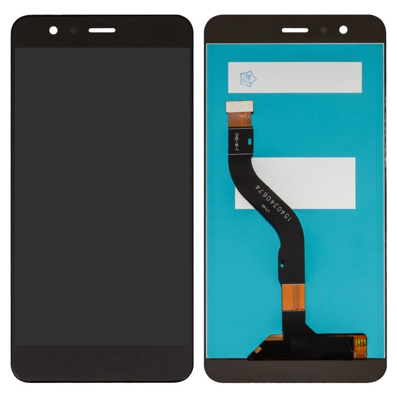 LCD compatible with Huawei P10 Lite, (black, without logo, without ...