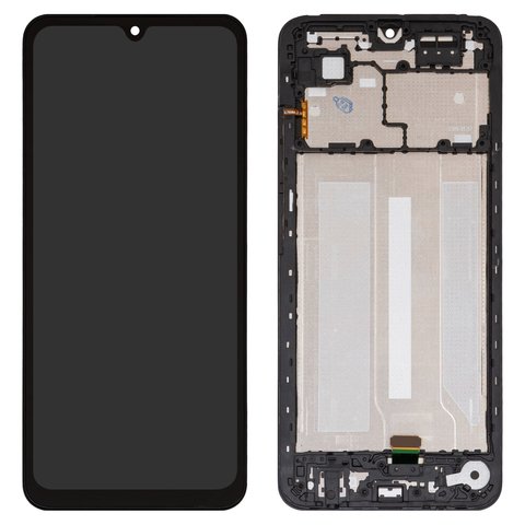 LCD compatible with Xiaomi Redmi A5 4G, (black, with frame, High Copy ...